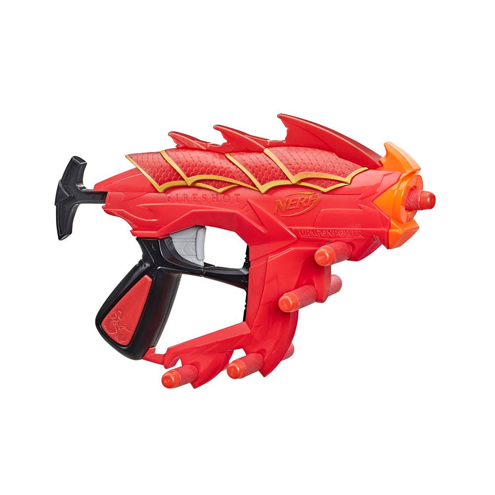 Lançador de Dardos Nerf - Dragon Power - Fireshot - Hasbro ...