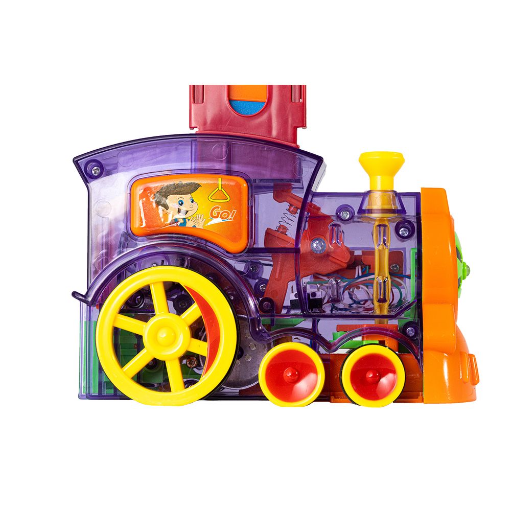 Trenzinho Empilha Dominó - Brinquedo Sonoro com Luz - Zebra Zebrou ...