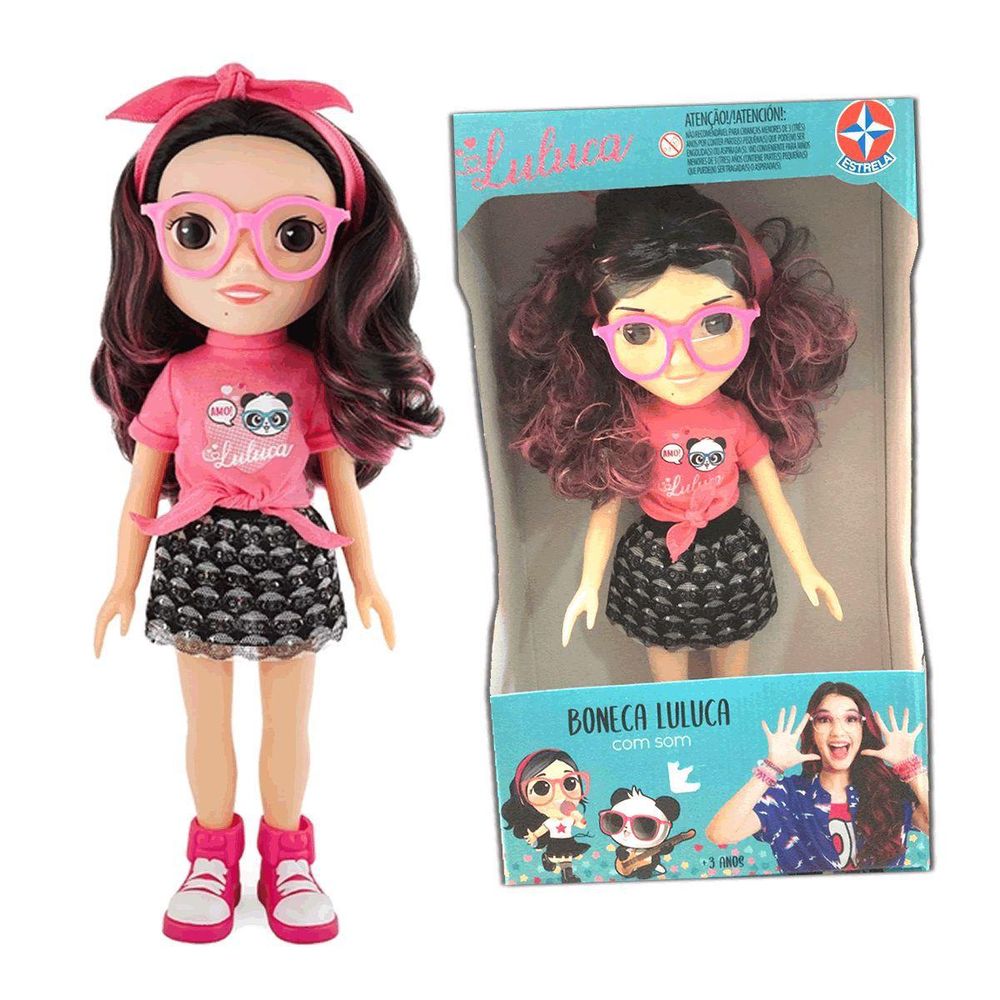 Boneca Luluca com Som - 40 cm - Estrela - superlegalbrinquedos