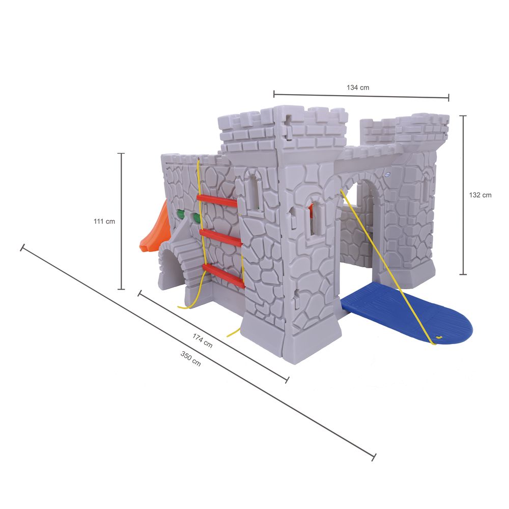 Castelo Medieval - Playground Infantil - Xalingo - superlegalbrinquedos