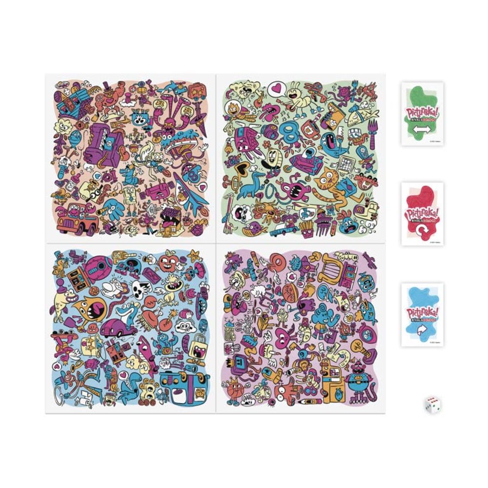 Jogo de Tabuleiro - Pictureka - Edição Rivais - Hasbro ...
