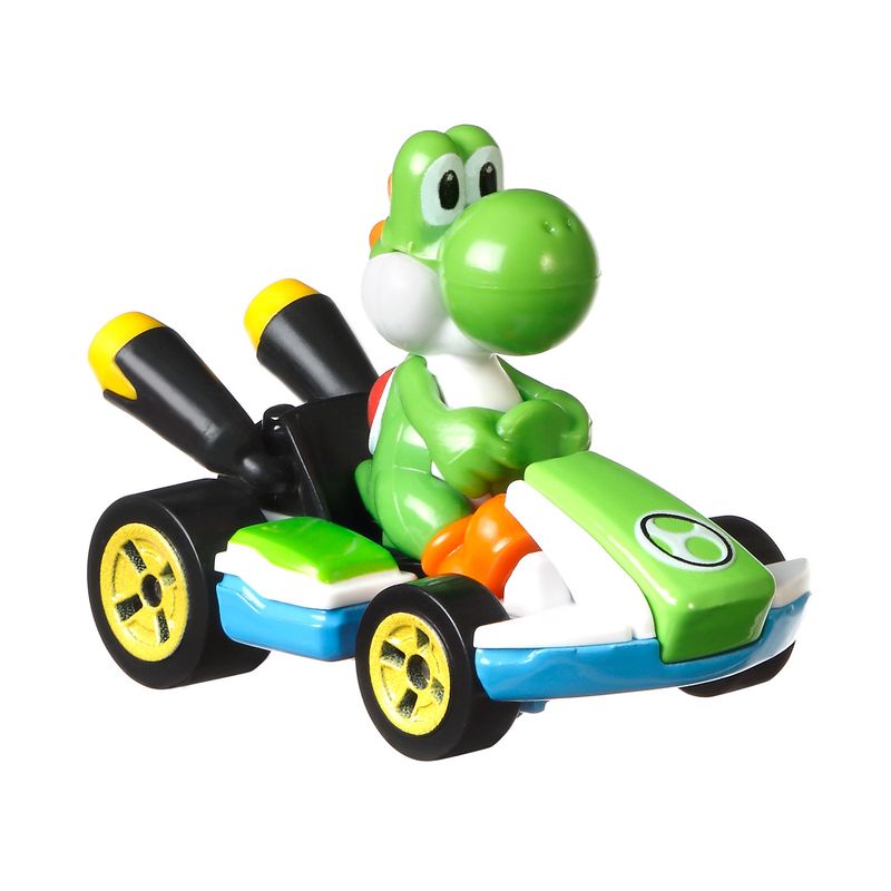 Carrinho Hot Wheels - Yoshi - Mario Kart - Standart Kart - 1:64 ...