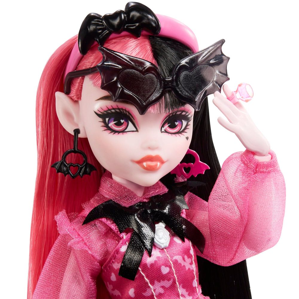 Boneca Monster High com Acessórios - Draculaura e Count Fabulous ...