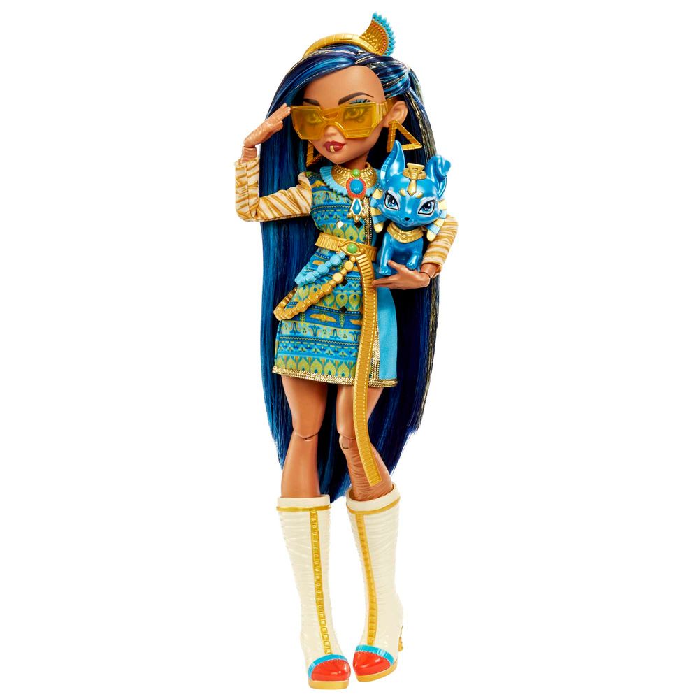 Boneca Monster High com Acessórios - Cleo De Nile e Tut - Mattel ...