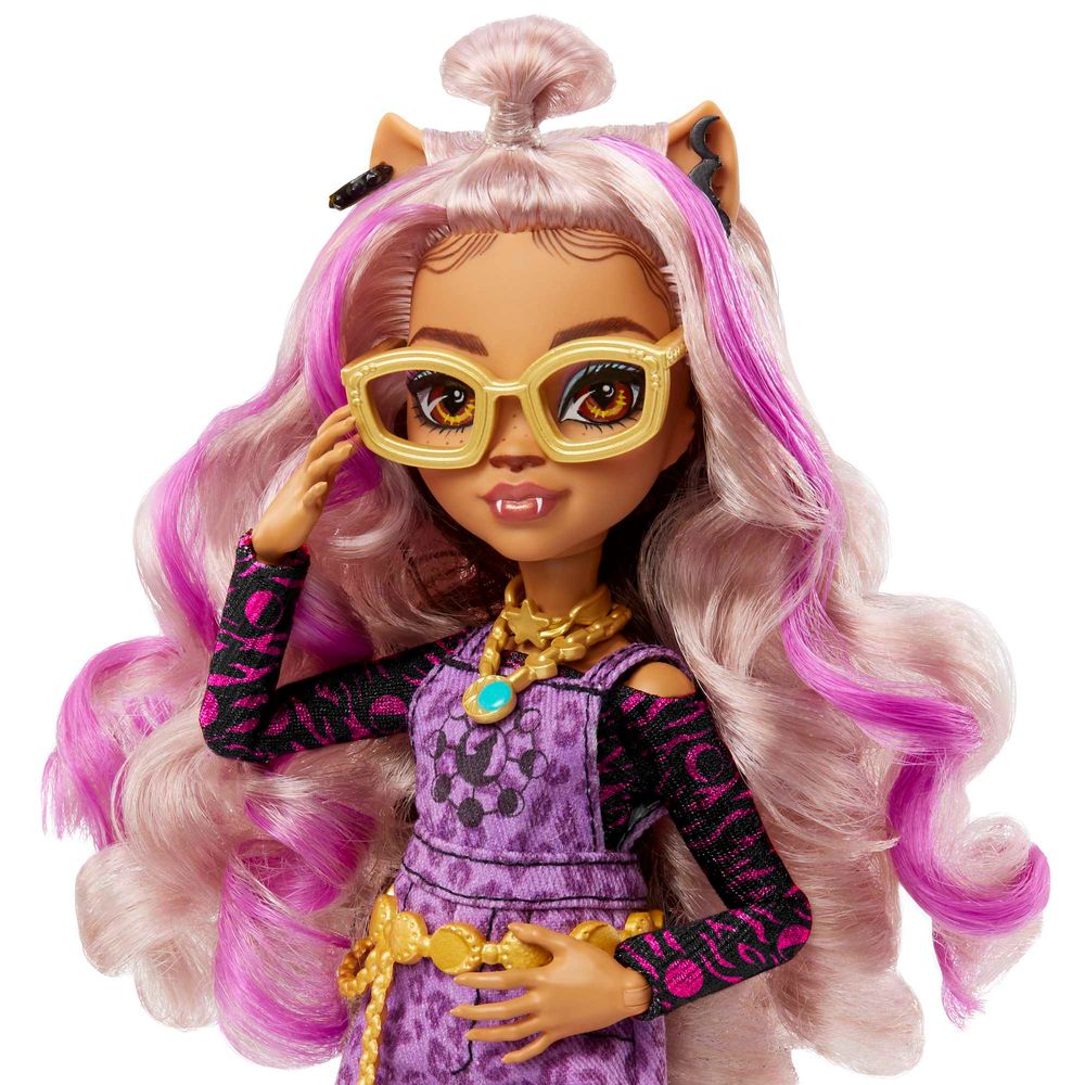 Boneca Monster High com Acessórios - Clawdeen Wolf e Crescent - Mattel ...