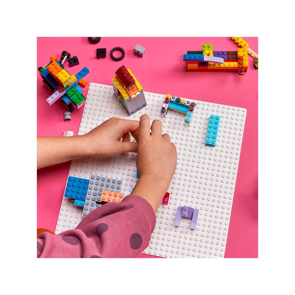 LEGO Classic - Base de Construção Branca - 11026 - superlegalbrinquedos