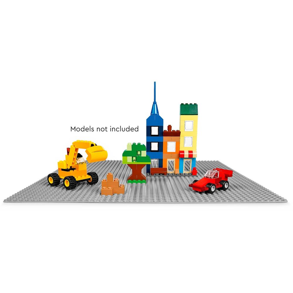 LEGO Classic - Base de Construção Cinzenta - 11024 - superlegalbrinquedos