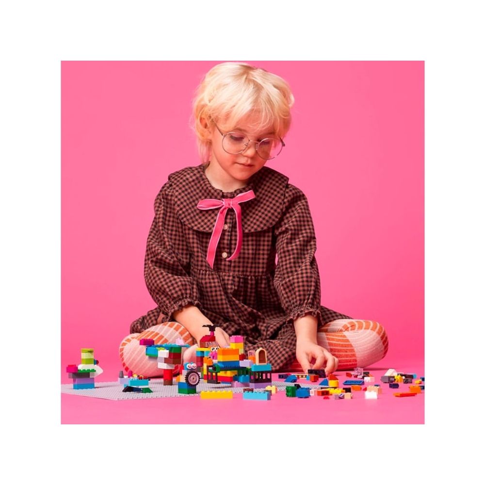 LEGO Classic - Base de Construção Cinzenta - 11024 - superlegalbrinquedos