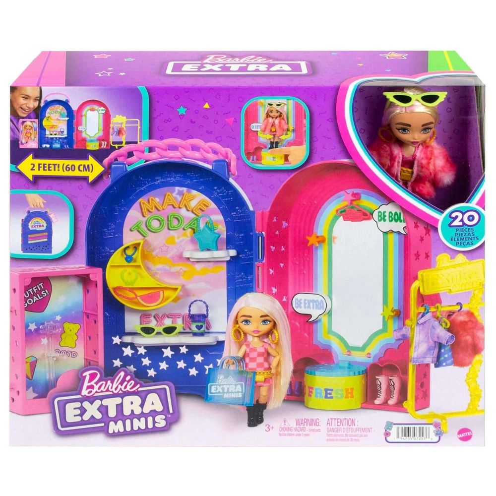 Playset Barbie Extra Minis com Boneca - Boutique - Mattel ...