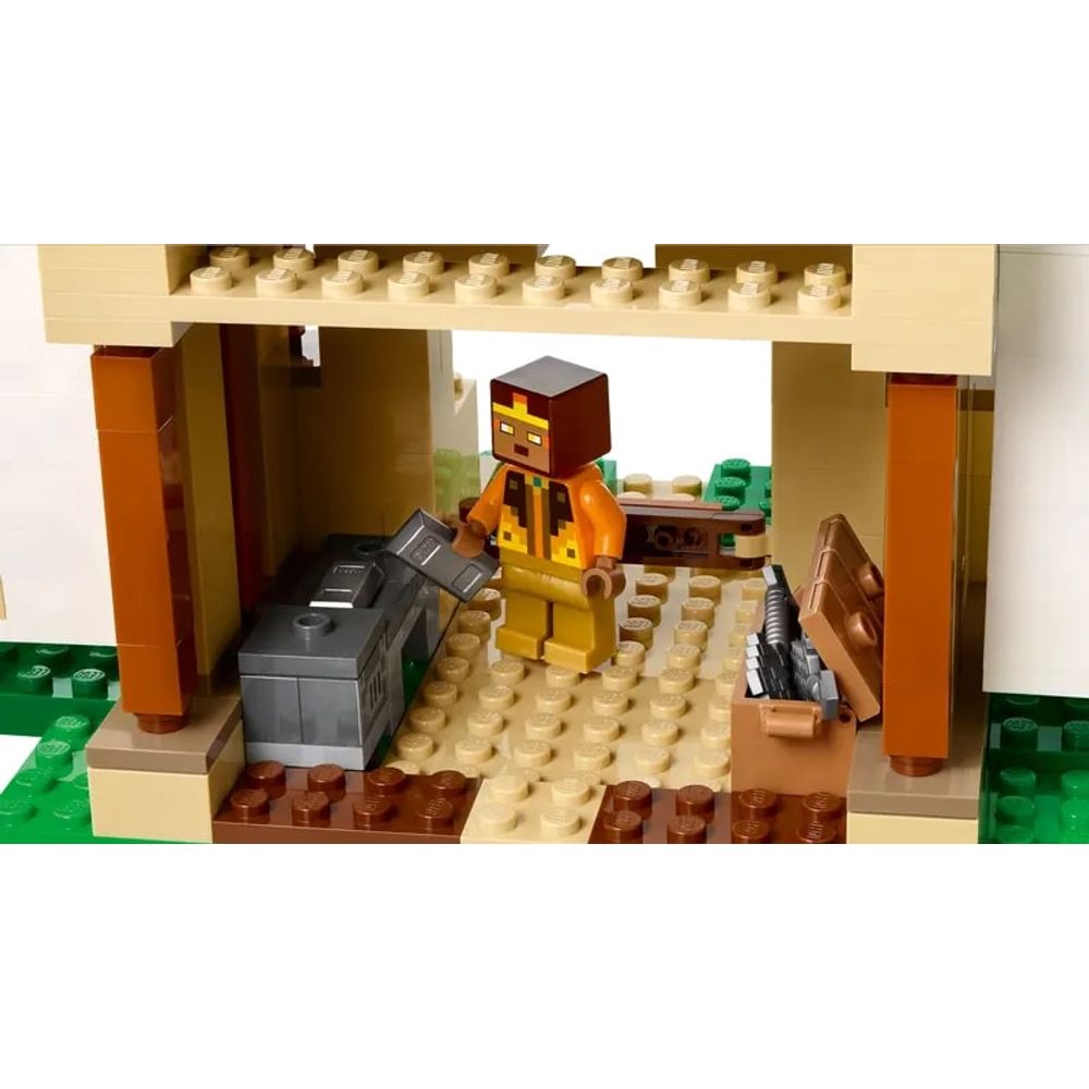 LEGO Minecraft - A Fortaleza do Golem de Ferro - 868 Peças - 21250 ...