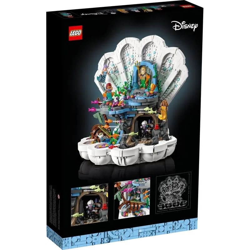 LEGO Disney - Concha Real da Pequena Sereia - 1808 Peças - 43225 ...