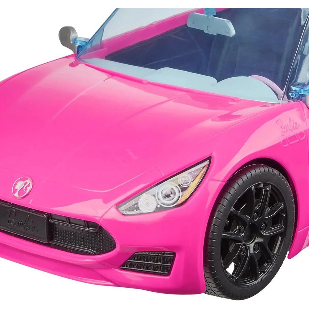 Carro Barbie com Boneca - Conversível Rosa - 2 Lugares - Mattel ...