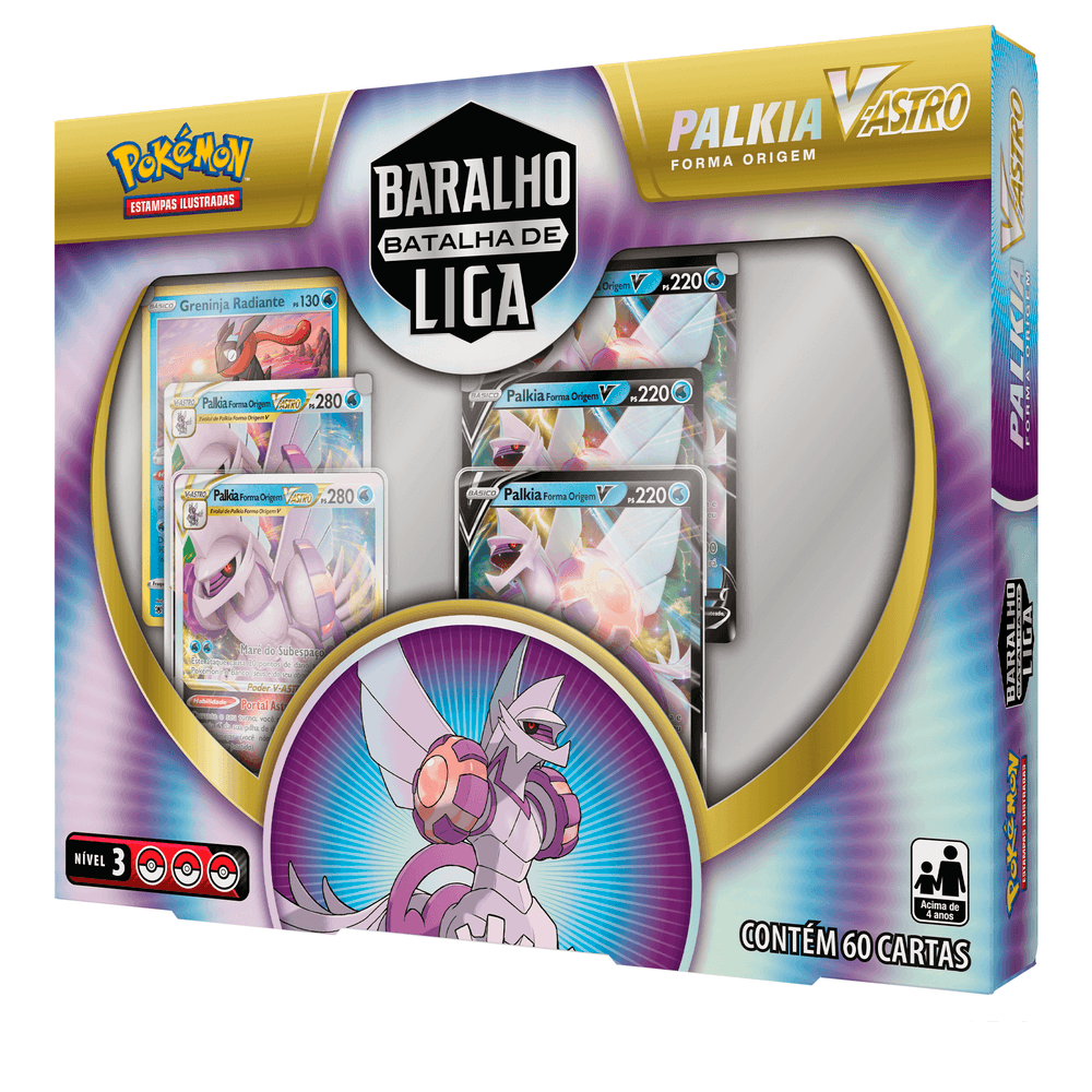 Box de Cartas Pokémon - Palkia Forma Origem V-Astro - Batalha de Liga ...