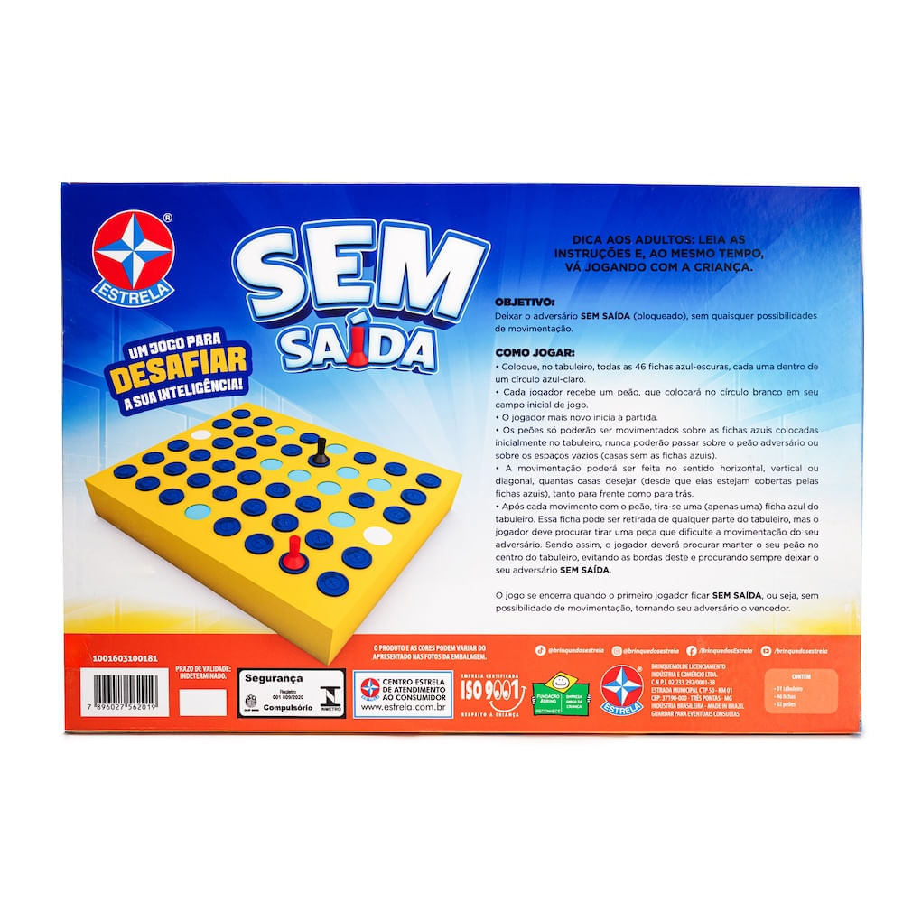 Jogo Sem Saída - Estrela - superlegalbrinquedos
