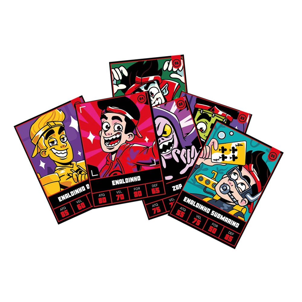 Boneco de Vinil - Enaldinho - Com Pulseira do Poder e Jogo de Cartas ...