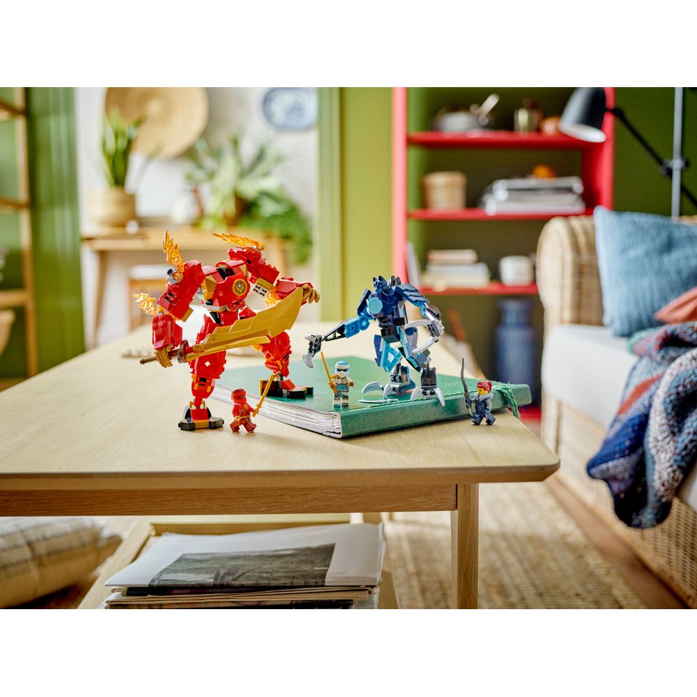 LEGO Ninjago - Robô Elemental do Fogo do Kai - 322 Peças - 71808 ...