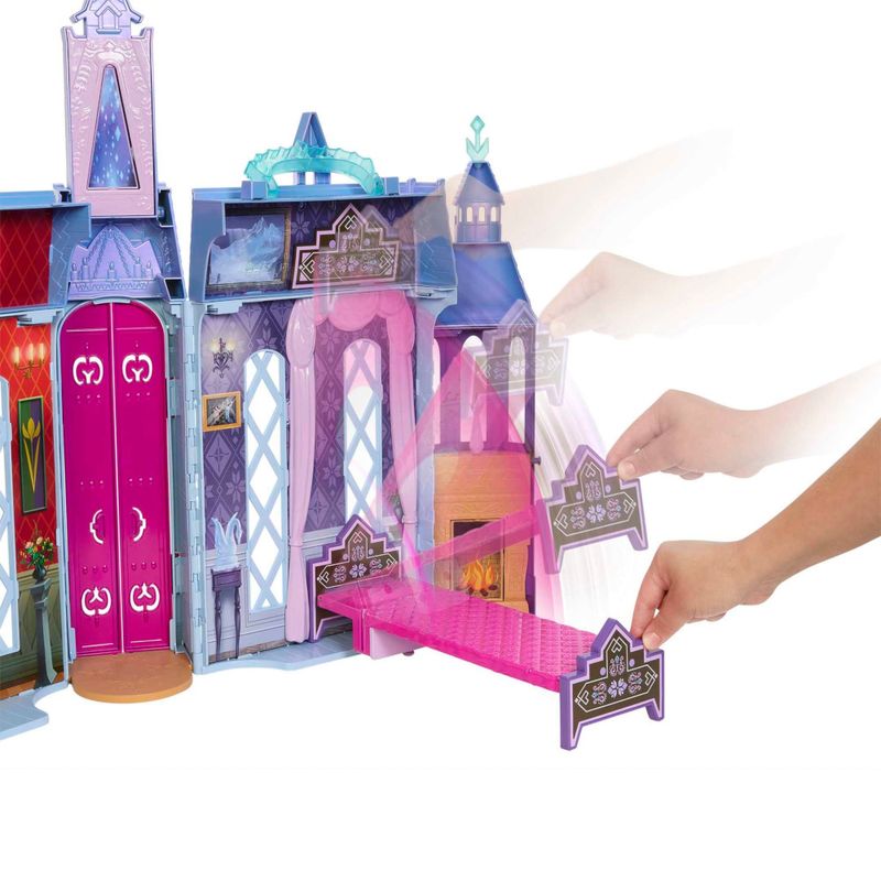 Playset Frozen com Boneca - Castelo Arendelle da Elsa - Disney - Mattel ...