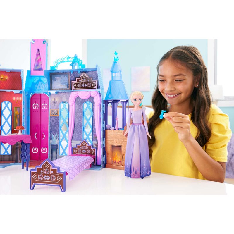 Playset Frozen com Boneca - Castelo Arendelle da Elsa - Disney - Mattel ...